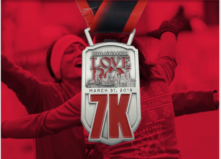 The Love Run Just Released Their 2019 7K Race Medal!
